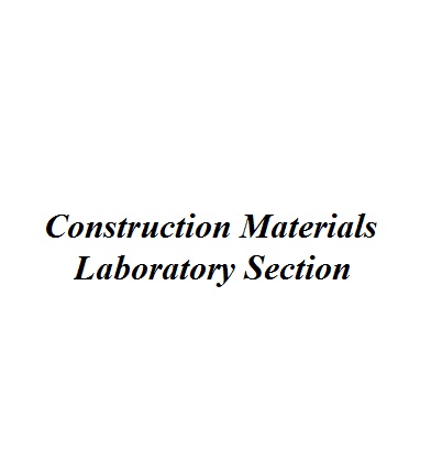 Construction Materials Laboratory Section (Chemistry Laboratories) in ...