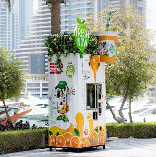 Fresh Now Vending Machine - Al Jaddaf (Juice Shops) in Bur Dubai | Get ...